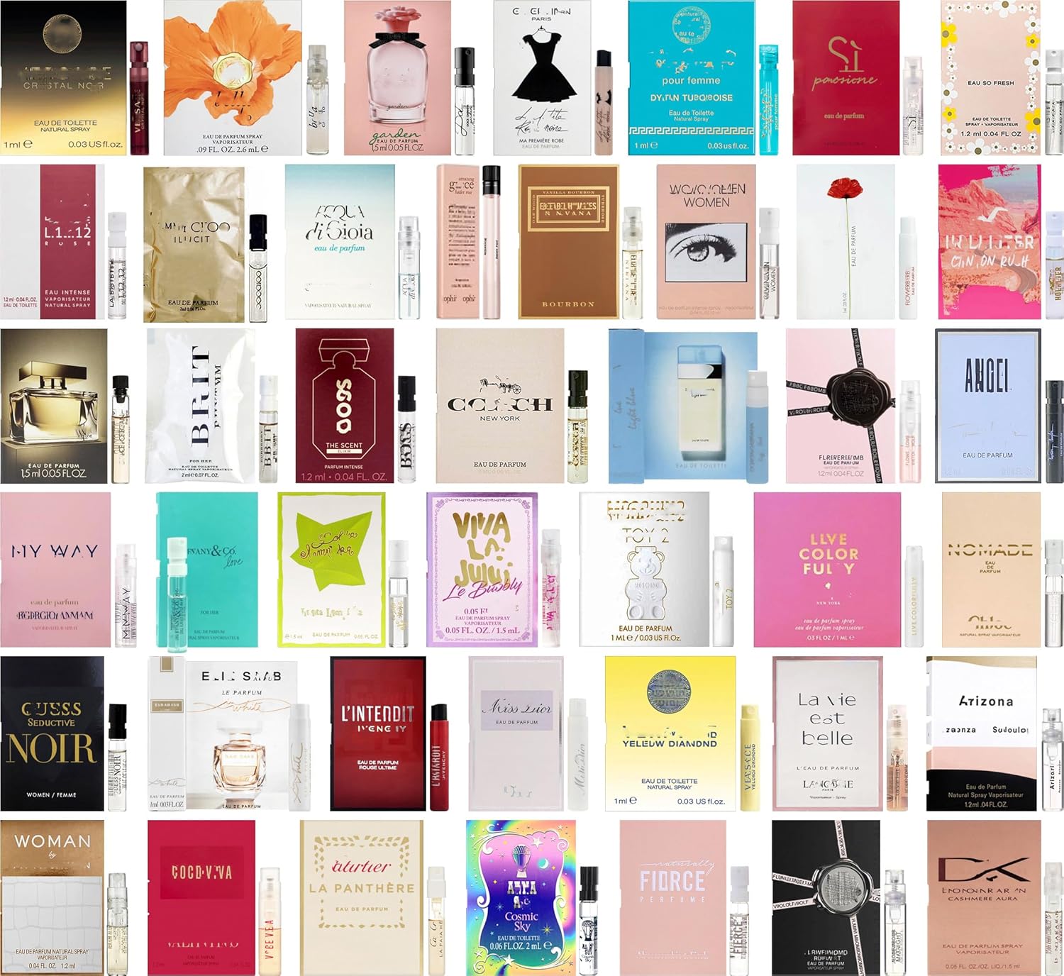Perfume High End Designer Fragrance Sampler Set for Women - (Pack of 1 ...